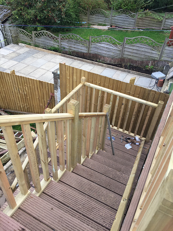 Elevated Decking Project - Landmark Landscapes